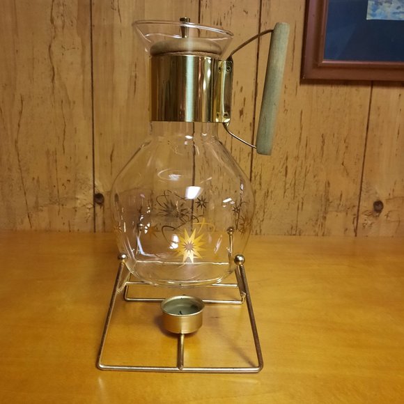 Corningware | Kitchen | Vintage Corning Glass Coffee Pot With Original ...